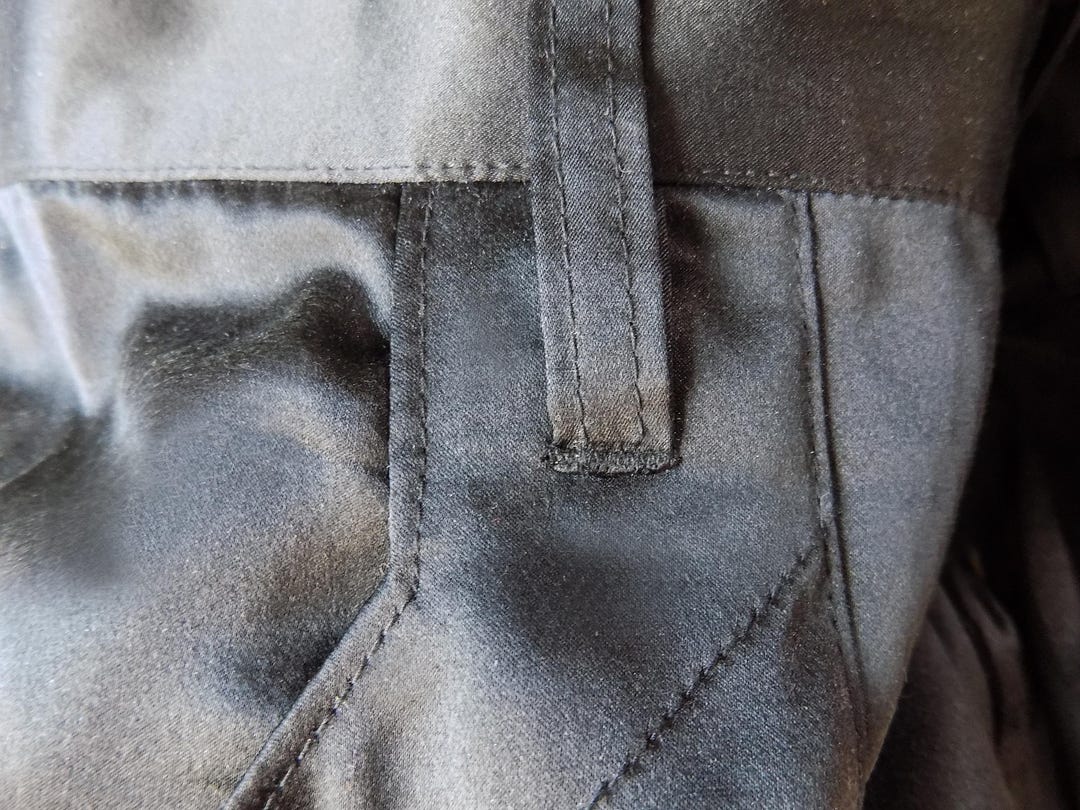 2000 Hip Hugger French Black Silk JOIE Cargo Style Pants, Super Deep ...