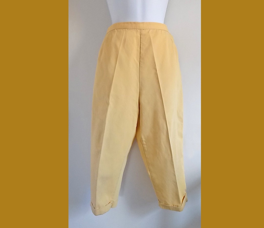1960s COKESBURY Pedal Pushers / Clam Diggers / Capri Pants / Sailcloth ...