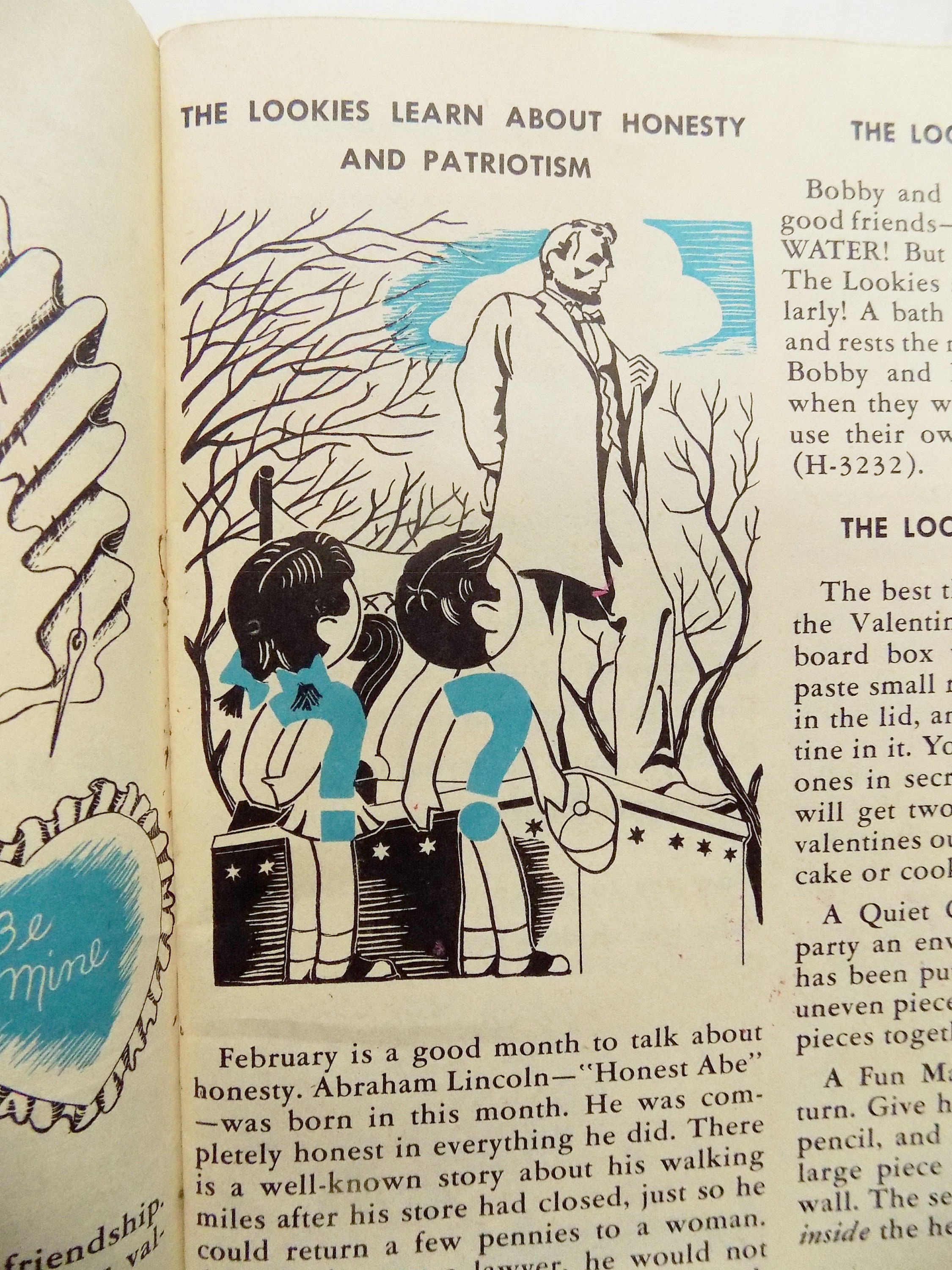 1954 The LOOKIES activity book / World Book Encyclopedia / | Etsy