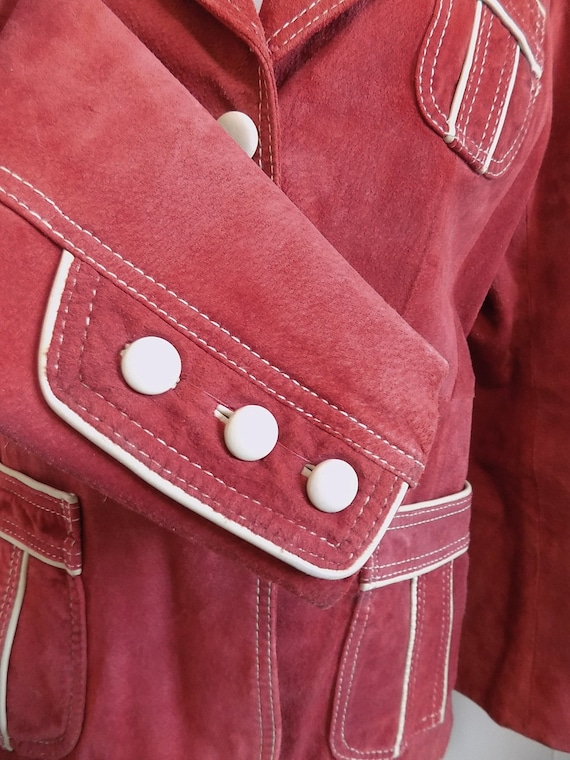 1970s DISCO suede jacket from PENNY'S / woman's Small… - Gem