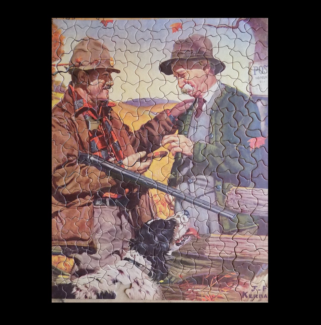 1940s TUCO Triple Thick Jig Saw Puzzle 16 X 20, Missing 2 Pieces ...