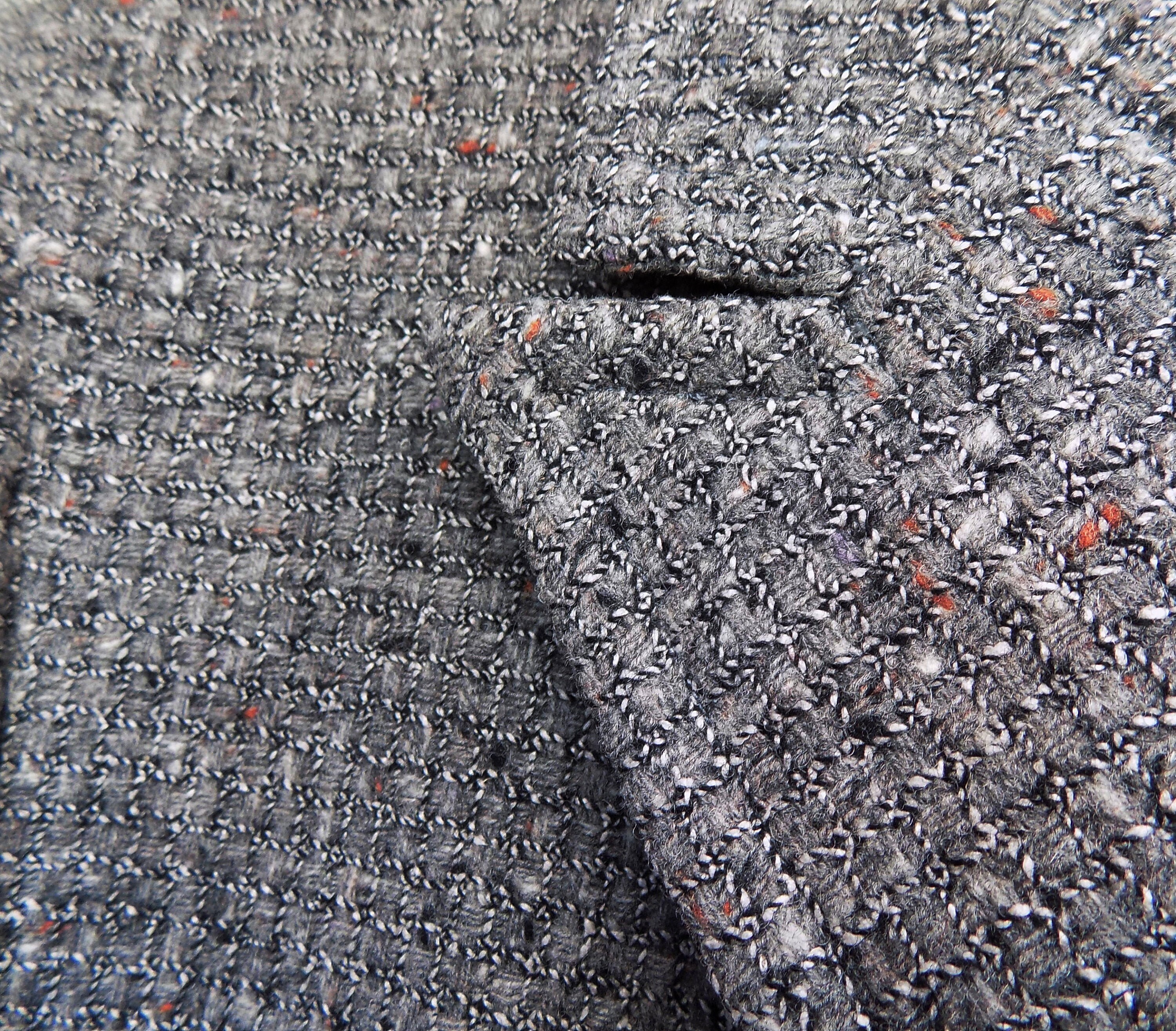 1955 Atomic Man's Grey Nubby Wool Tweed Full-length - Etsy