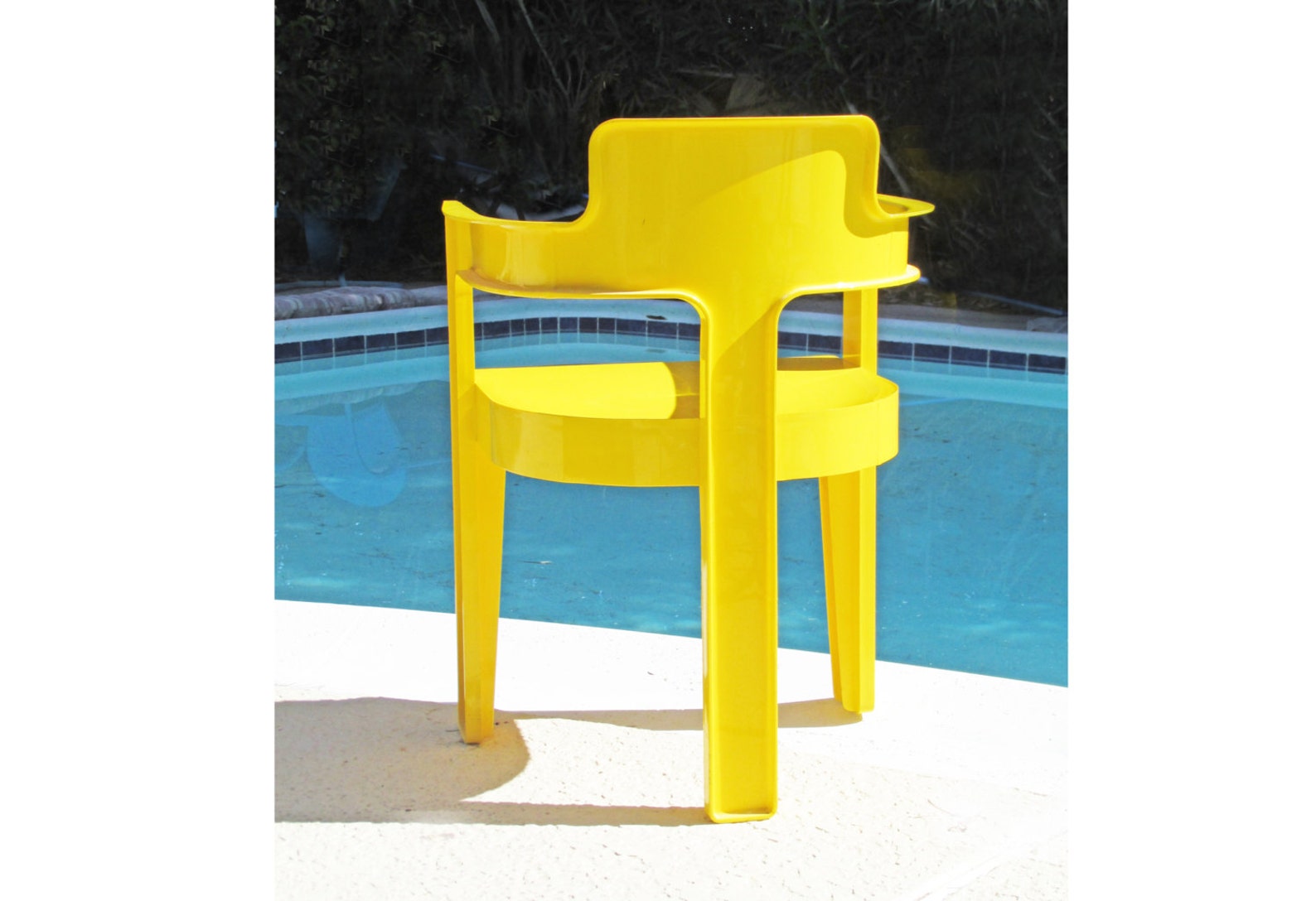 1960s-70s Rare SYROCO MOD Plastic Yellow Chair - Etsy