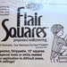 1960s Dupont Flair Squares / Decals / 3 Packs / 15 Squares per Pack ...
