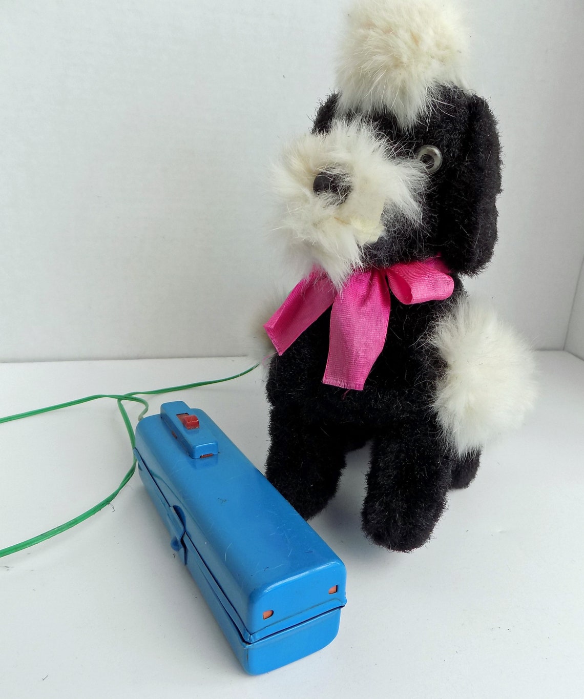 1950s Barking, Moving Dog With Fur-like Trim/ Made in Japan / Needs ...