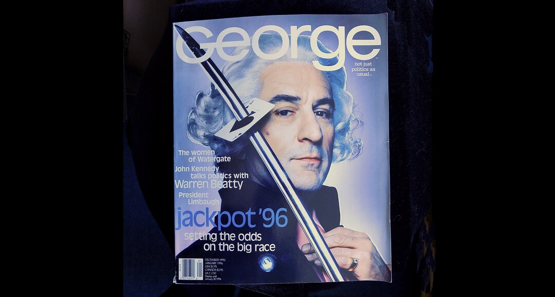 1995-1996 Copy of GEORGE Magazine (dec.-jan.) / John F. Kennedy Jr ...