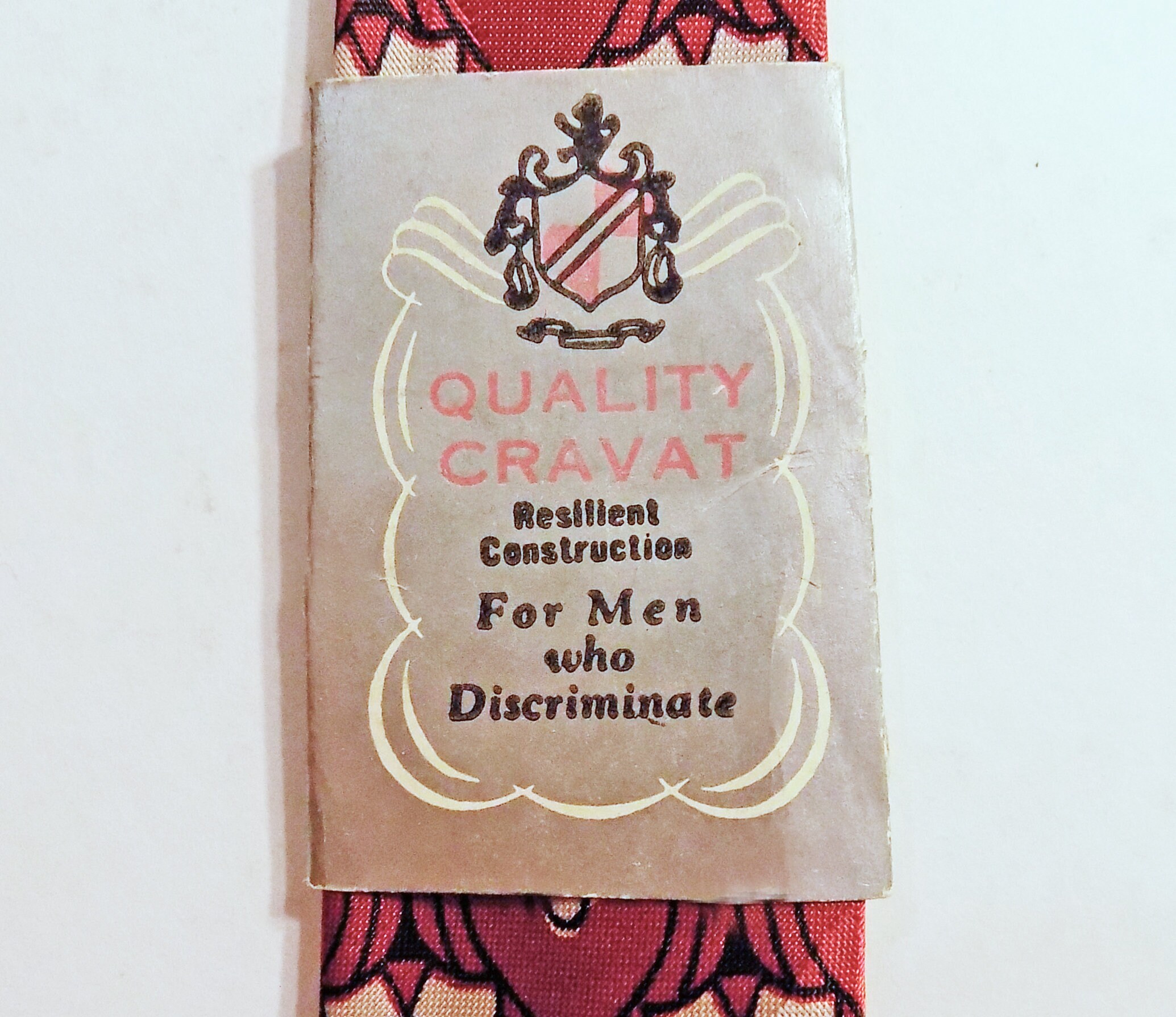 1940s Art Deco Wide Satin Necktie / Persian Border / Swing / | Etsy