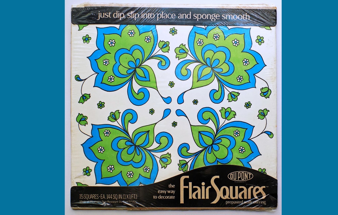 1960s Dupont Flair Squares / Decals / 3 Packs / 15 Squares per Pack ...