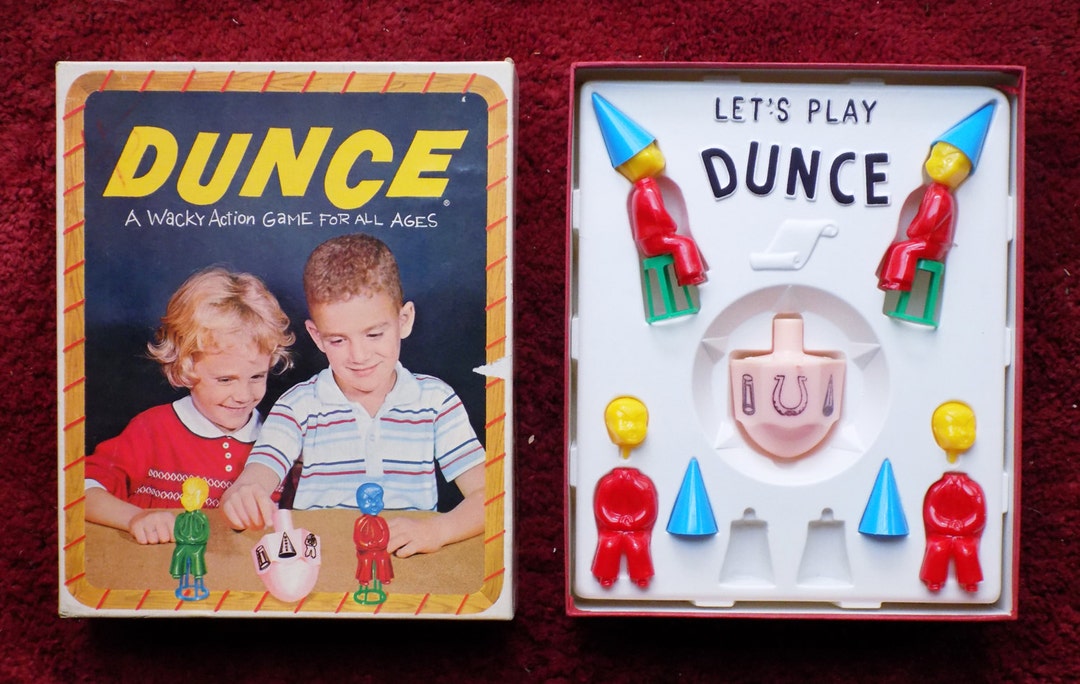 1955 DUNCE Game for 2 or More by Shaper, Ghosts, Vintage, Toy ...