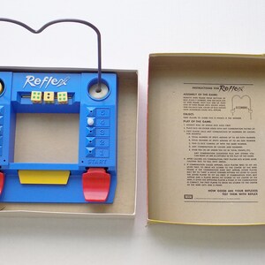1966 REFLEX Game / 1960s / Physical Reaction / Incomplete Game / Box in ...