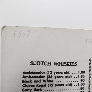 Original 1959 Menu From Cavanagh's Restaurant, West 23rd St, NYC, Cover ...