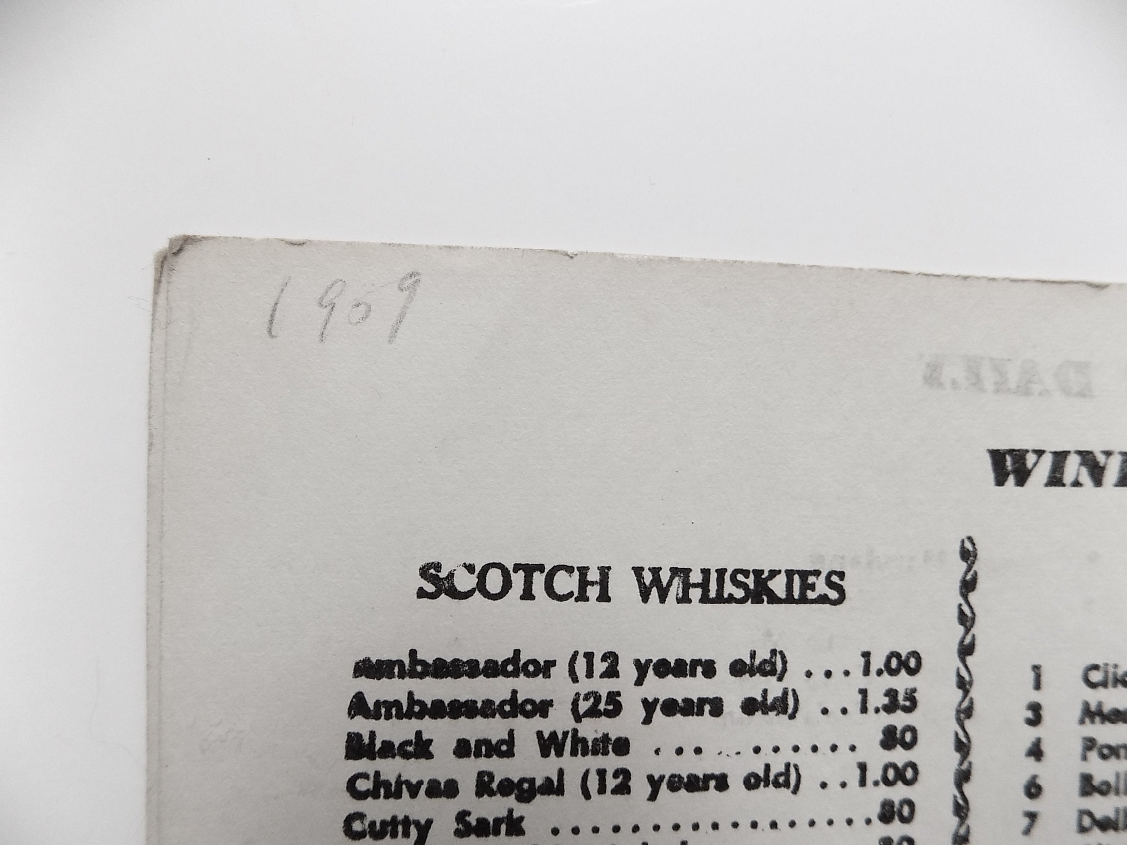 Original 1959 Menu From Cavanagh's Restaurant, West 23rd St, NYC, Cover ...
