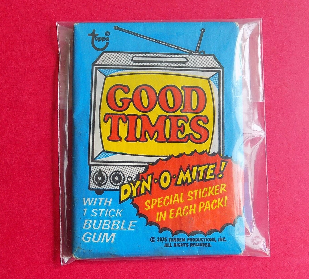 1975 GOOD TIMES TV Show Trading Card Pack / Topps / Factory Sealed ...