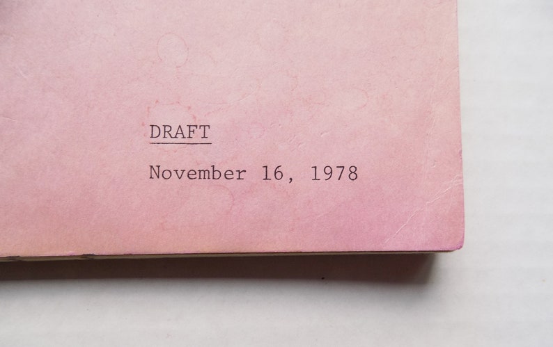 1978 Paramount Movie Script / sweepstakes / Movie - Etsy