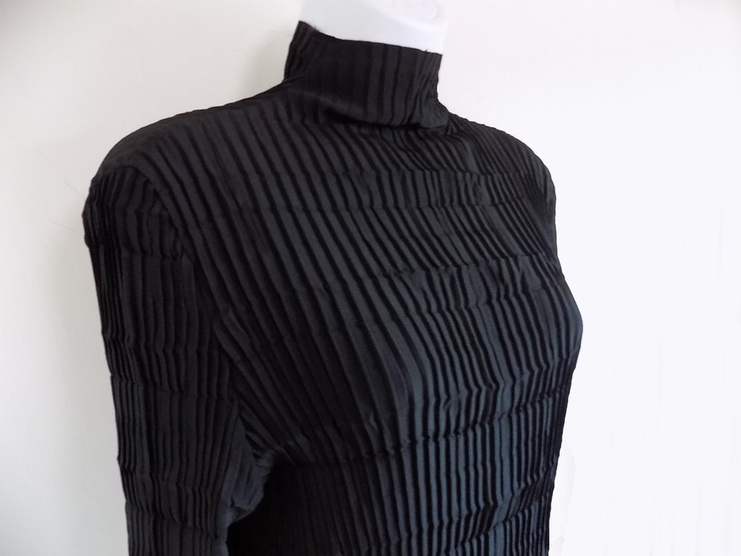 RARE Late 90s "babette" Designer Black Pleated Skirt and Top From San ...