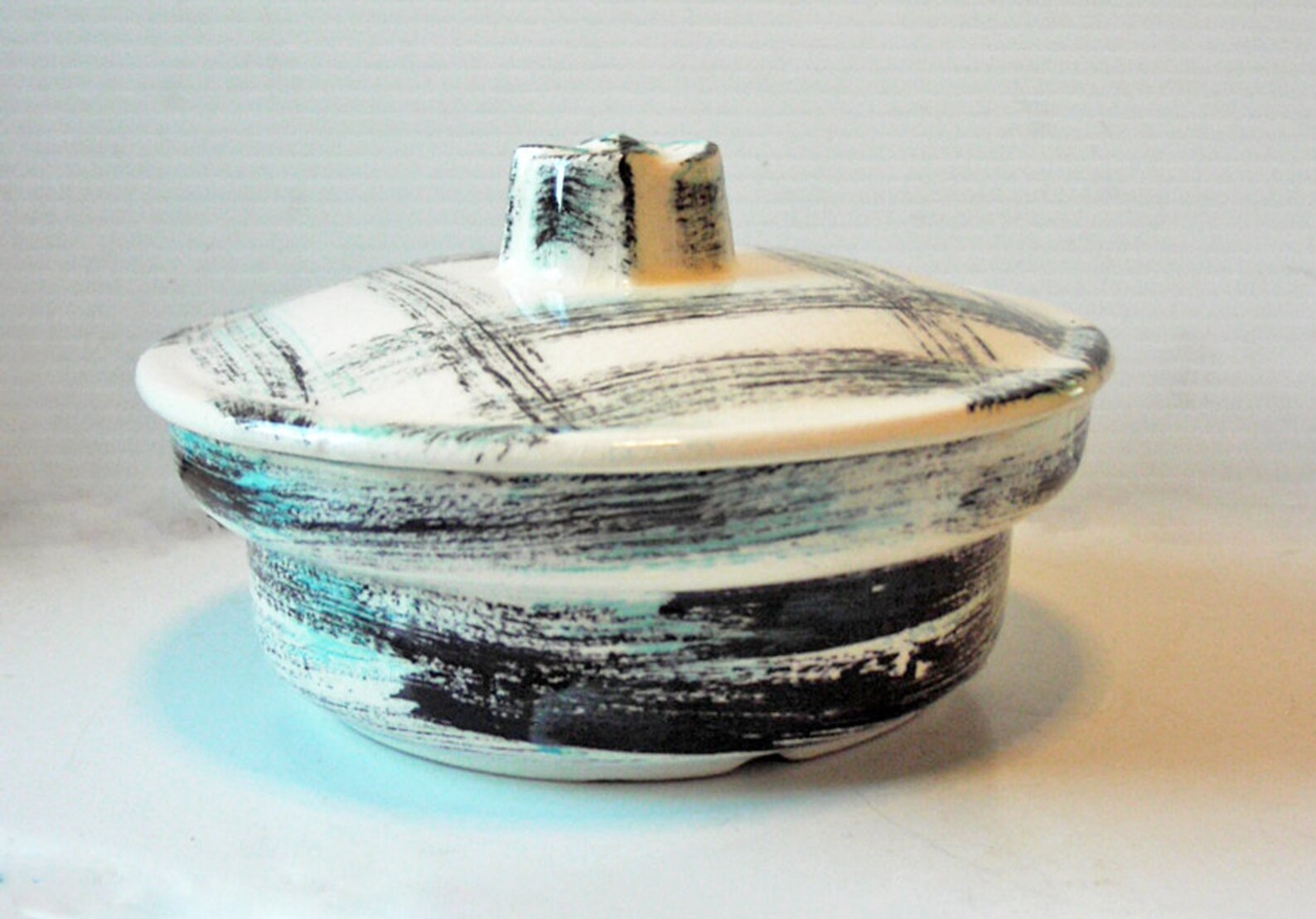 1950s Atomic Era Ceramic Serving Dish With Lid - Etsy