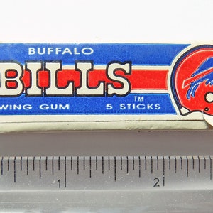 RARE Vintage Buffalo Bills Unopened Pack of Stick Chewing Gum/ 70s? 80s ...