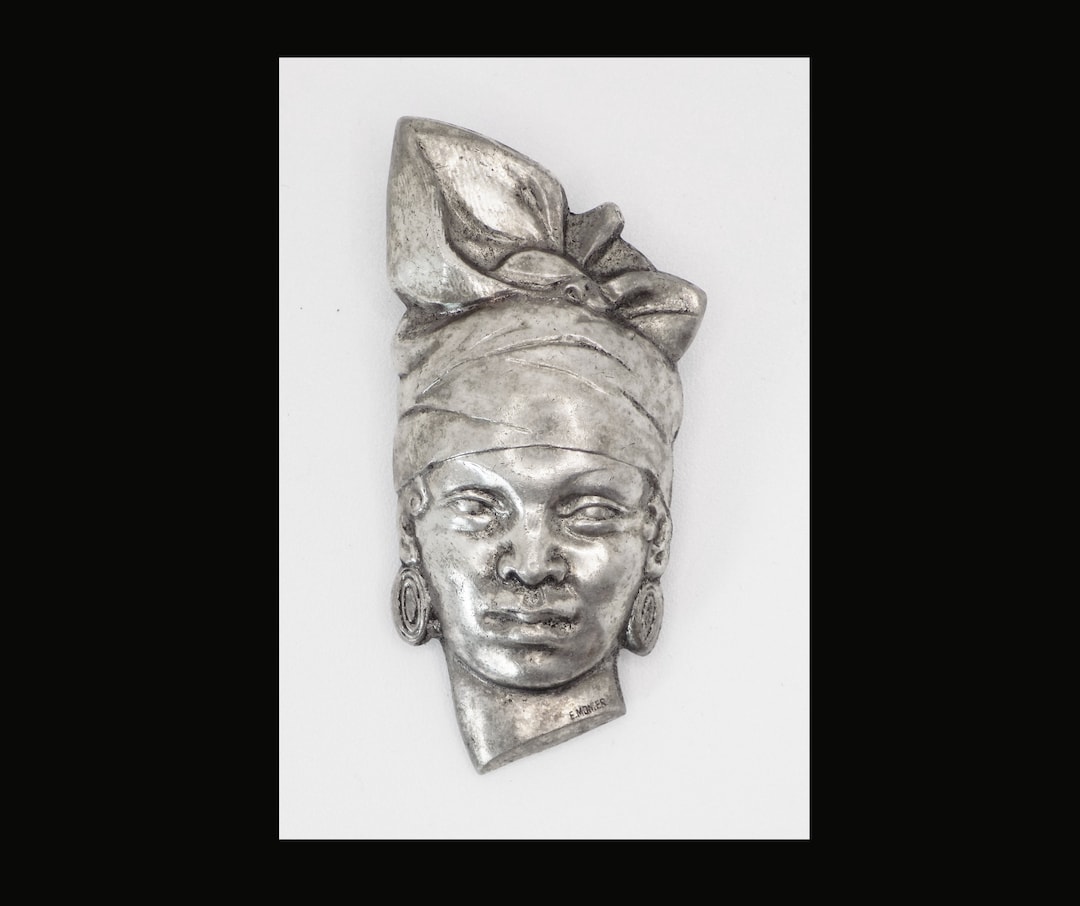 1930s Iconic E. Monier Art Deco Sterling Blackamoor Brooch, May Have ...