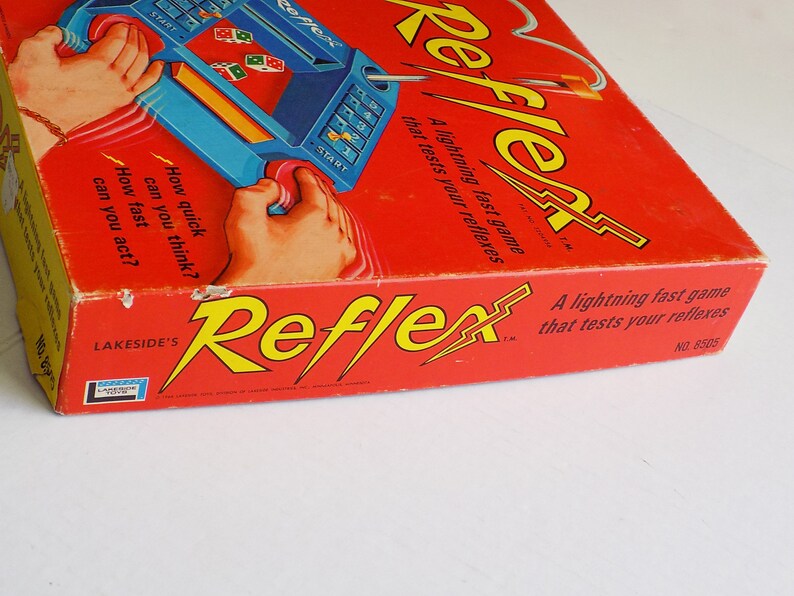 1966 REFLEX Game / 1960s / Physical Reaction / Incomplete Game - Etsy