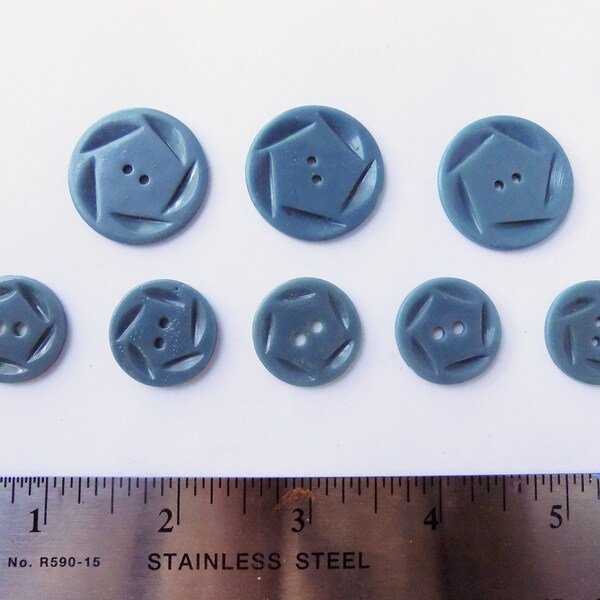 Antique Art Deco Buttons - Etsy