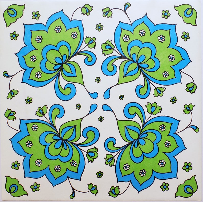 1960s Dupont Flair Squares / Decals / 3 Packs / 15 Squares per - Etsy