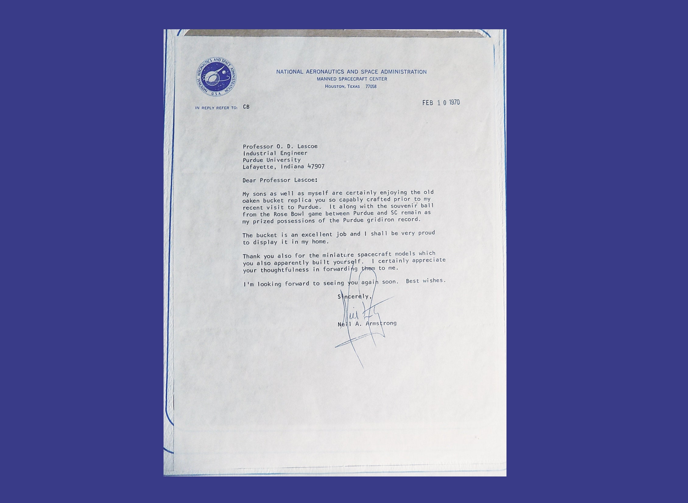 Nasa Official Letterhead