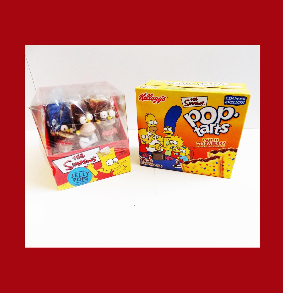 2001-2 THE SIMPSONS Unopened Pop Tarts, and Unopened Display Case of ...