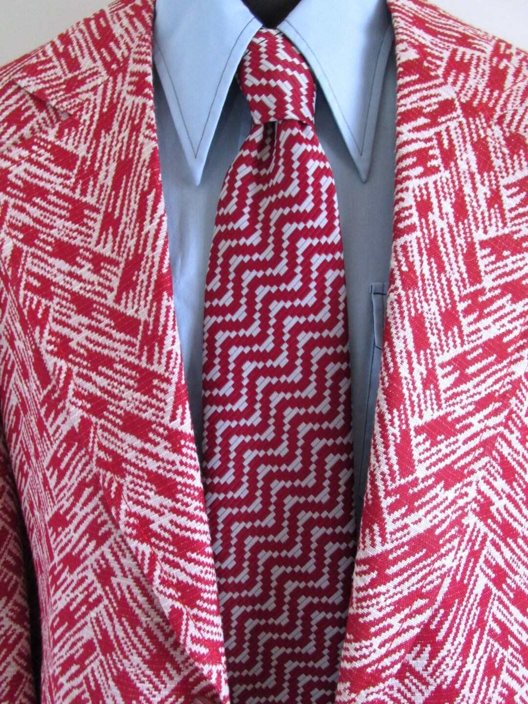 1970s Las Vegas JACKMAN Original American Hustle Polyester Sports Coat ...