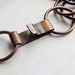 1950s-60s Beatnik Boho Artist Studio Copper Necklace / Hammered Copper ...