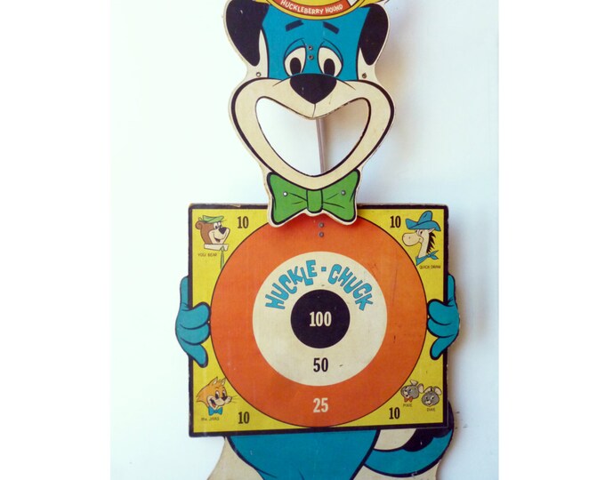 1961 Huckleberry Hound Huckle-chuck Carnival Game - Etsy