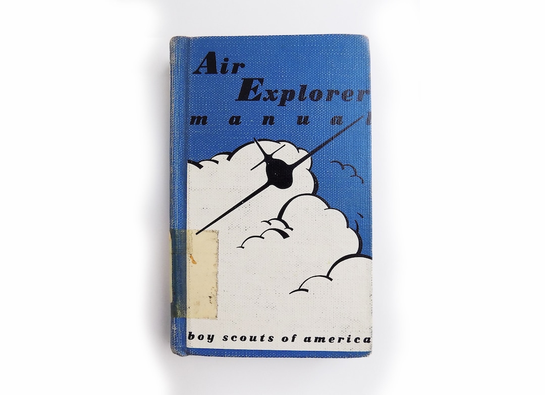 RARE 1958 Second Printing AIR EXPLORER Manual Boy Scouts of America ...