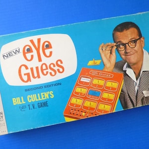 1966 EYE GUESS TV Quiz Show Board Game by Milton Bradley, Christmas ...