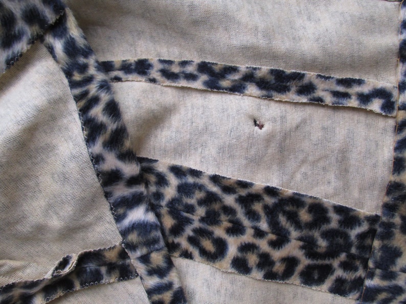 1960s Bombshell MOD Hand Made Fake Leopard Fur Jacket and Matching Vest ...