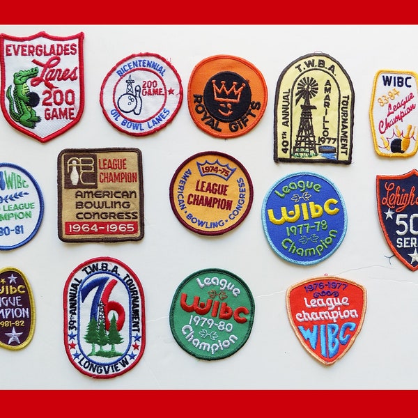 Bowling Patch - Etsy