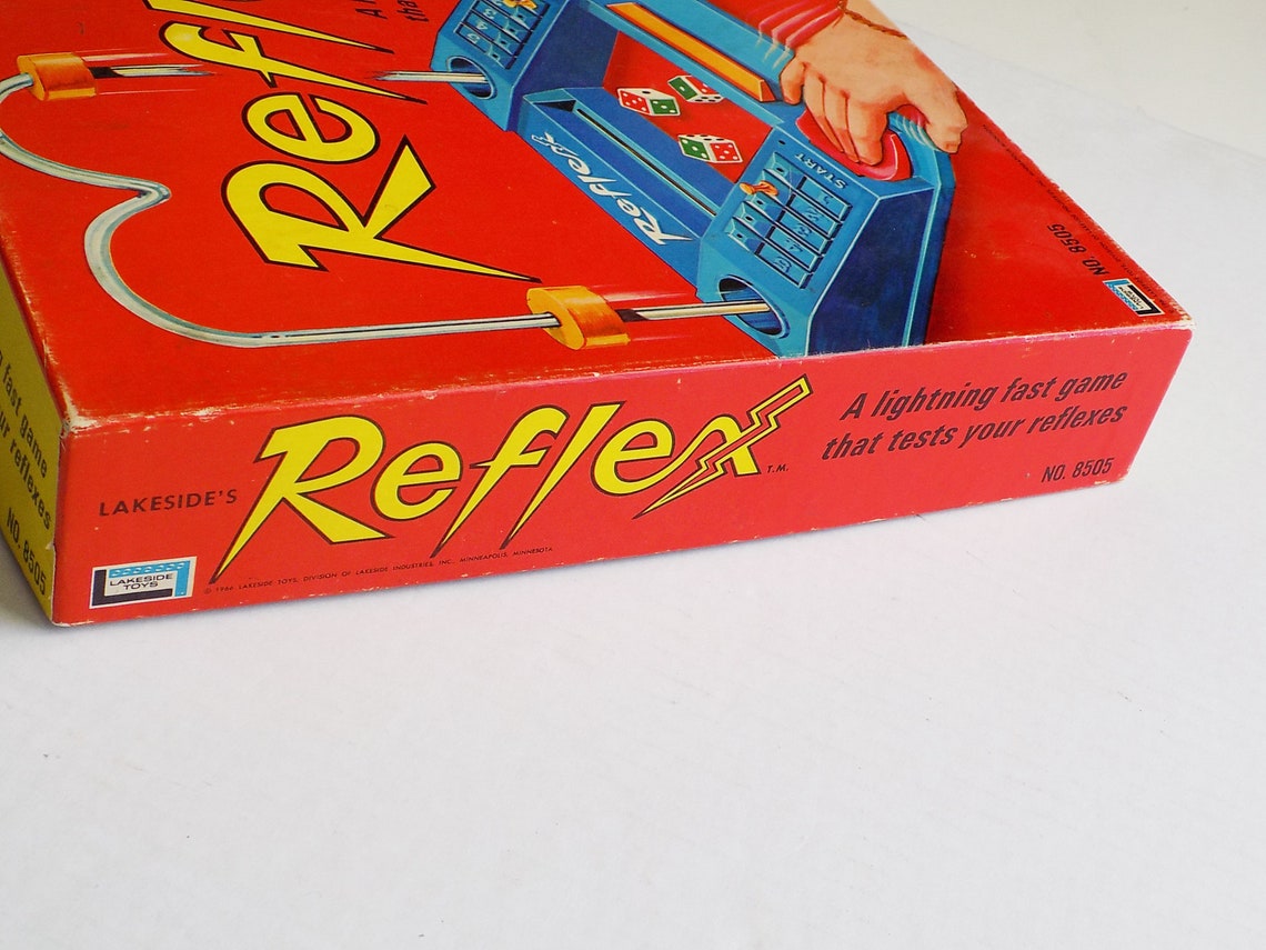 1966 REFLEX Game / 1960s / Physical Reaction / Incomplete Game - Etsy