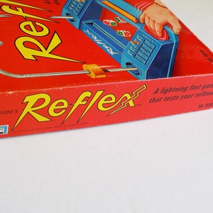 1966 REFLEX Game / 1960s / Physical Reaction / Incomplete Game / Box in ...