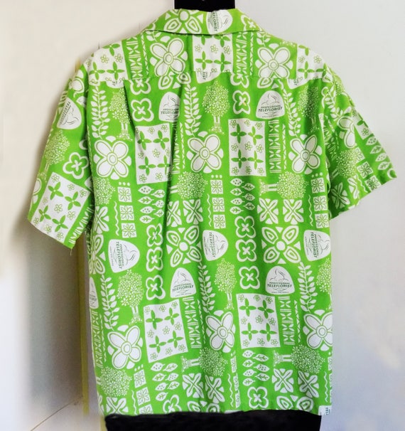 1970s Teleflora Hawaiian Shirt / Advertising / 1973 /… - Gem