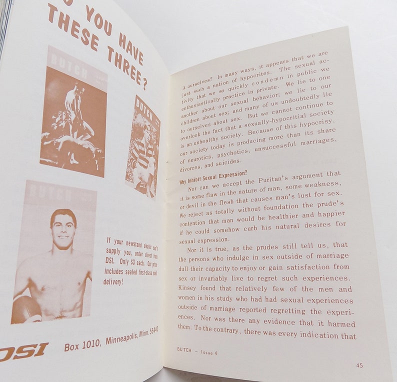 RARE 1966 butch 4 Adult Magazine for Men / Racy / | Etsy