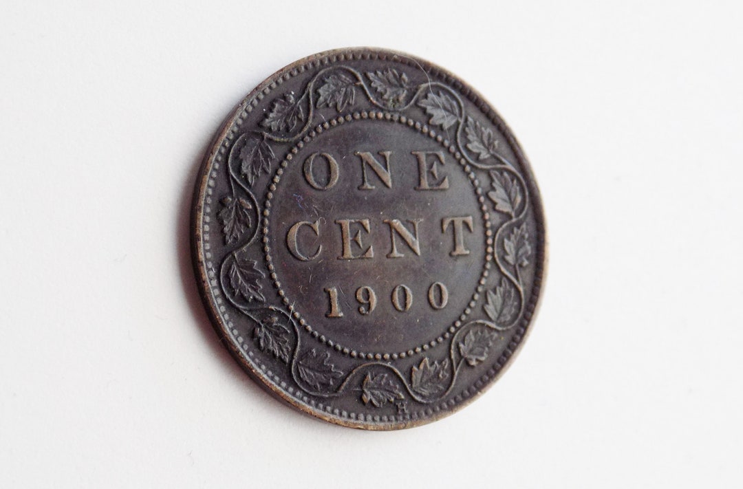 1900 Victorian Era Canadian Penny / One Cent / Queen Victoria - Etsy
