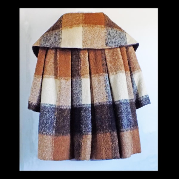 Pleat Back Swing Coat - Etsy