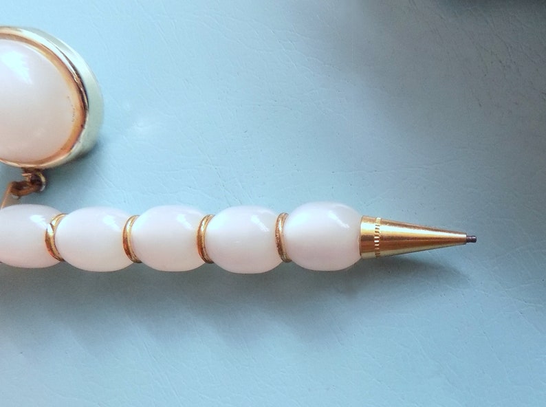 1960's Fake Pearl Retractable Mechanical Pencil Brooch / | Etsy