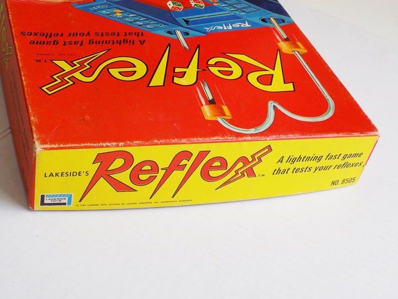 1966 REFLEX Game / 1960s / Physical Reaction / Incomplete Game - Etsy