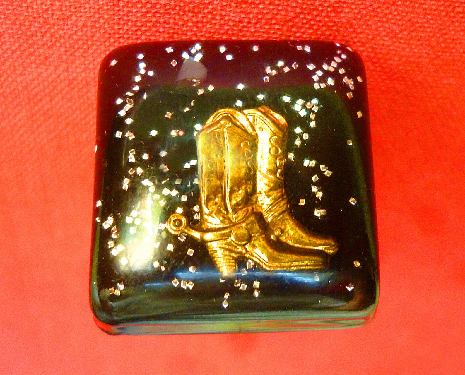 1950's Rockabilly Cowboy Western Cufflinks Lucite-cowboy - Etsy