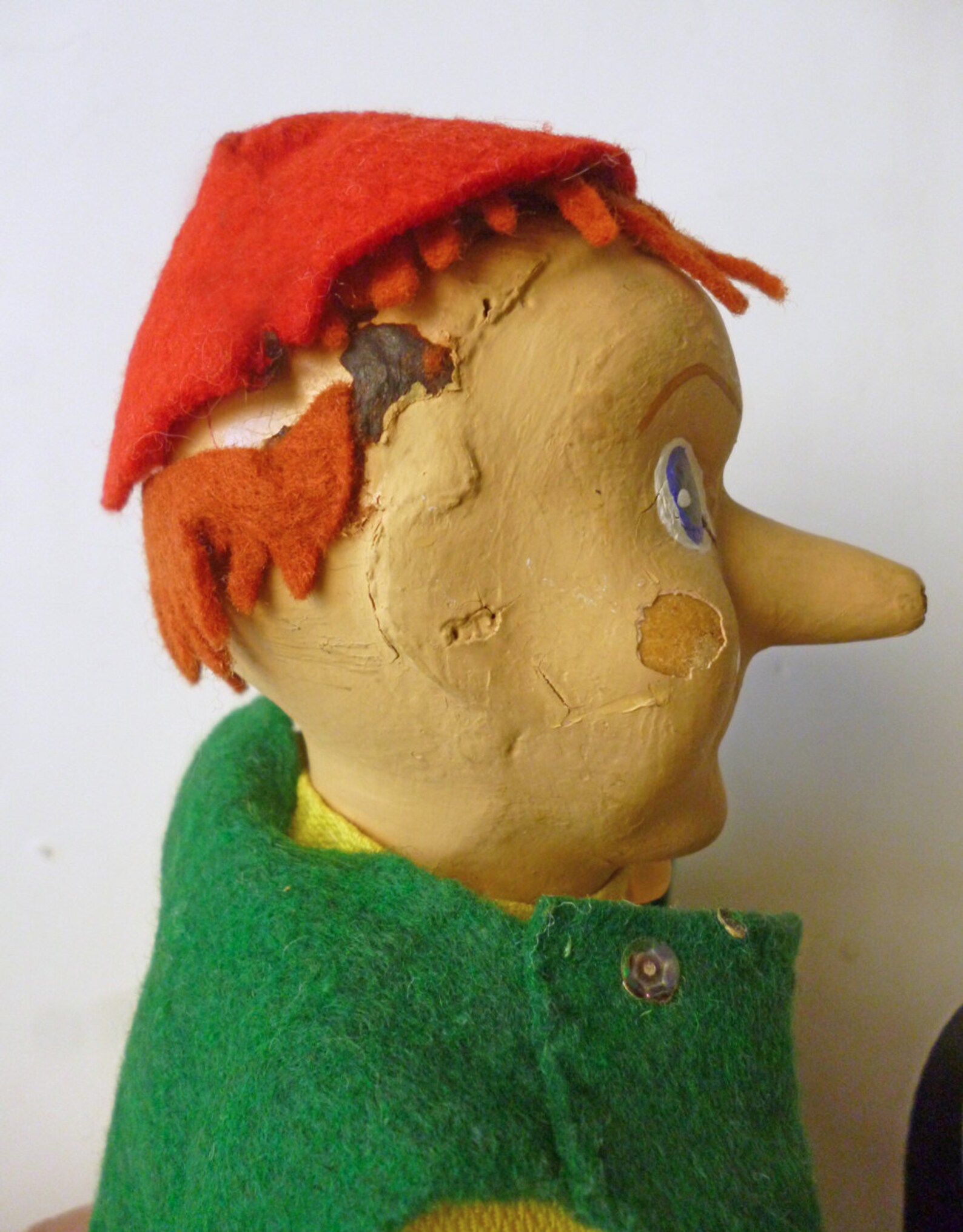 1940s-50's Pinochio Hand Made Vintage Cloth Felt and - Etsy