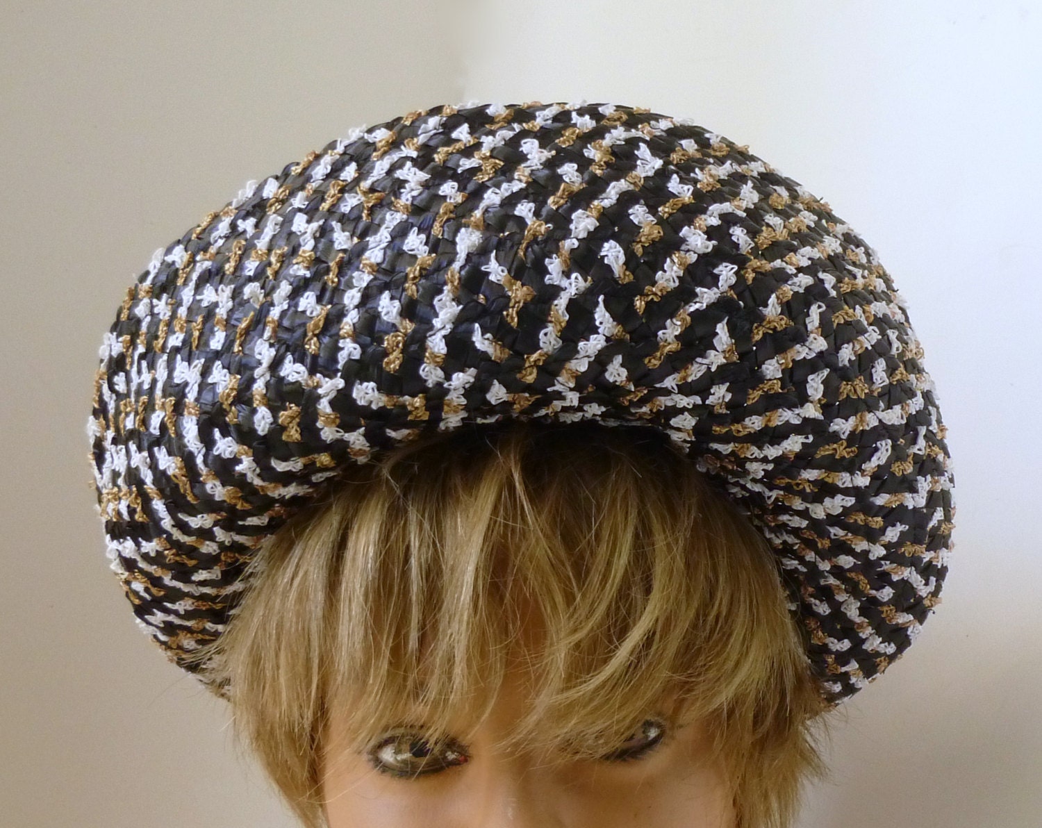 1960's Mod Bubble Straw Hat by Ranleigh - Etsy
