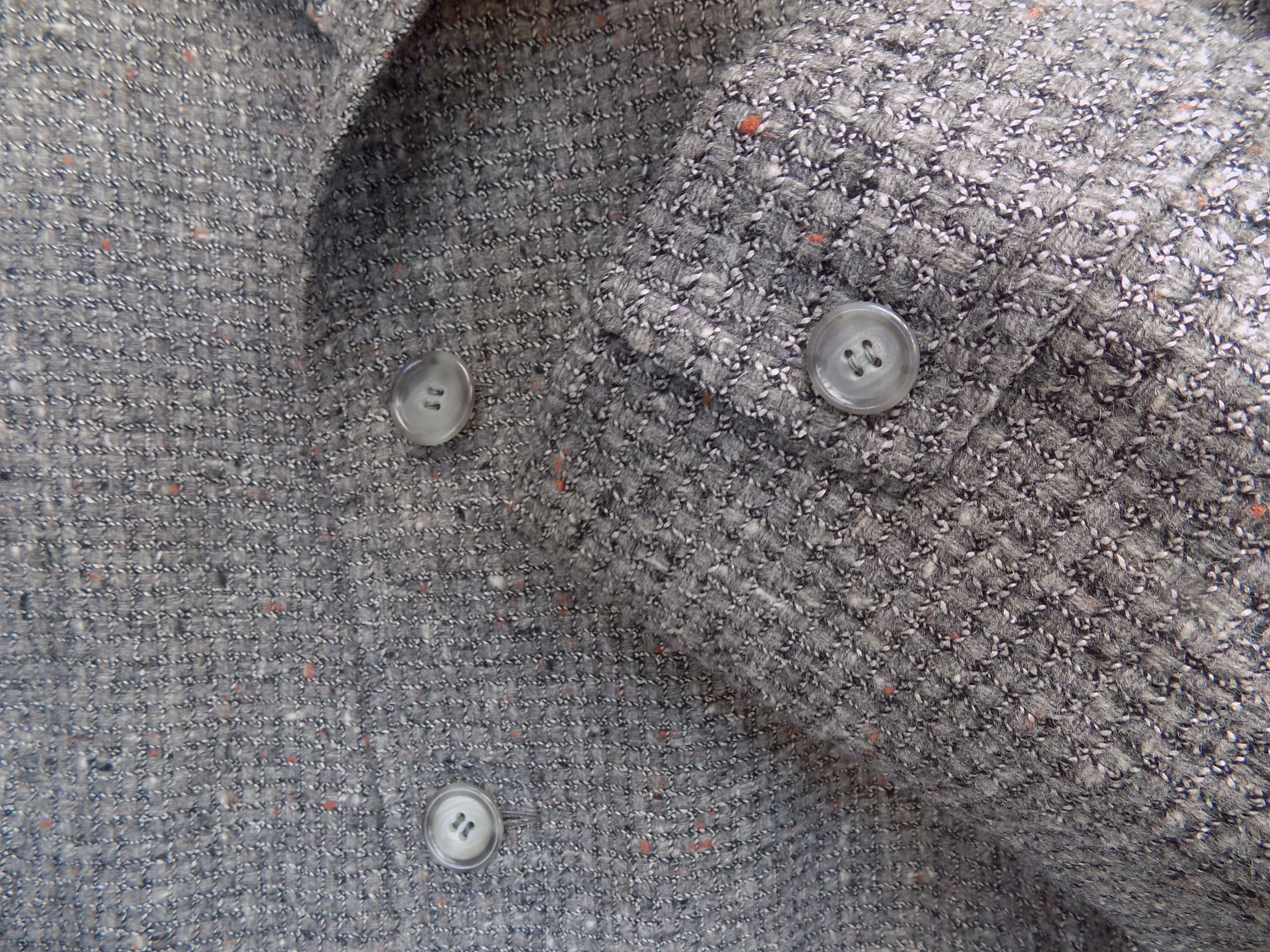 1955 Atomic Man's Grey Nubby Wool Tweed Full-length - Etsy