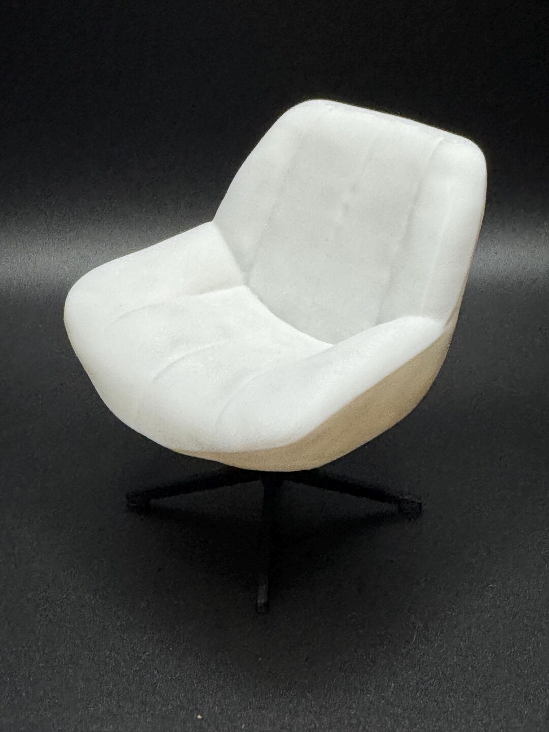 Miniature Swivel Chair Modern 1:12 Scale, Great for Dollhouse Decor - Etsy