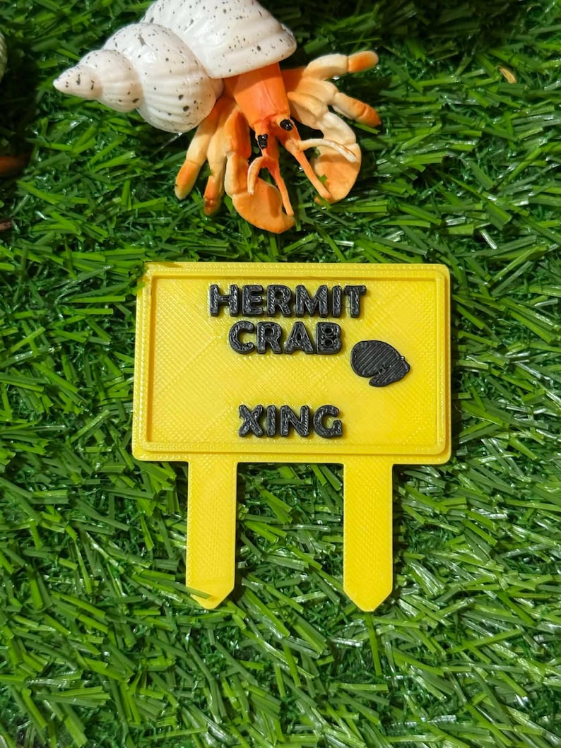 Hermit Crab Crossing Sign - Etsy