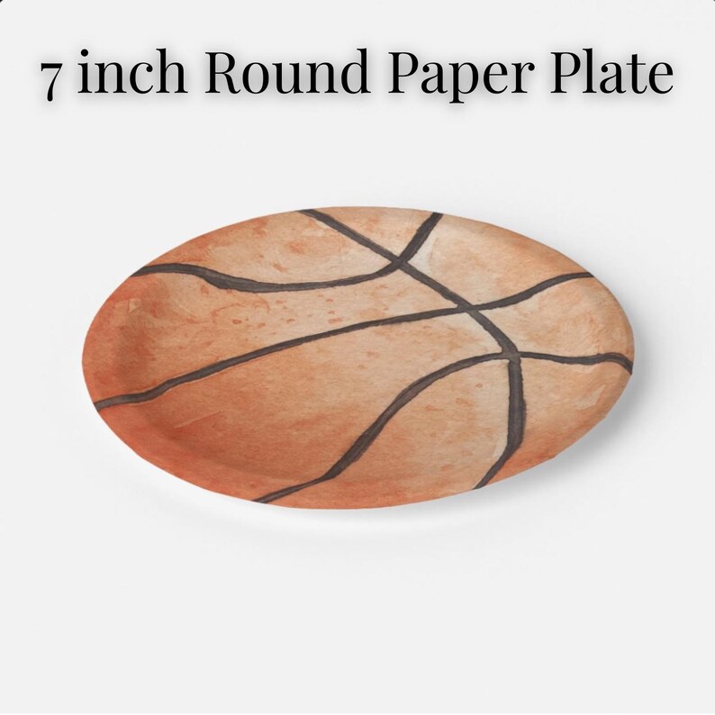Basketball Paper Plates and Bowls | Basketball Party Supplies | Sports ...