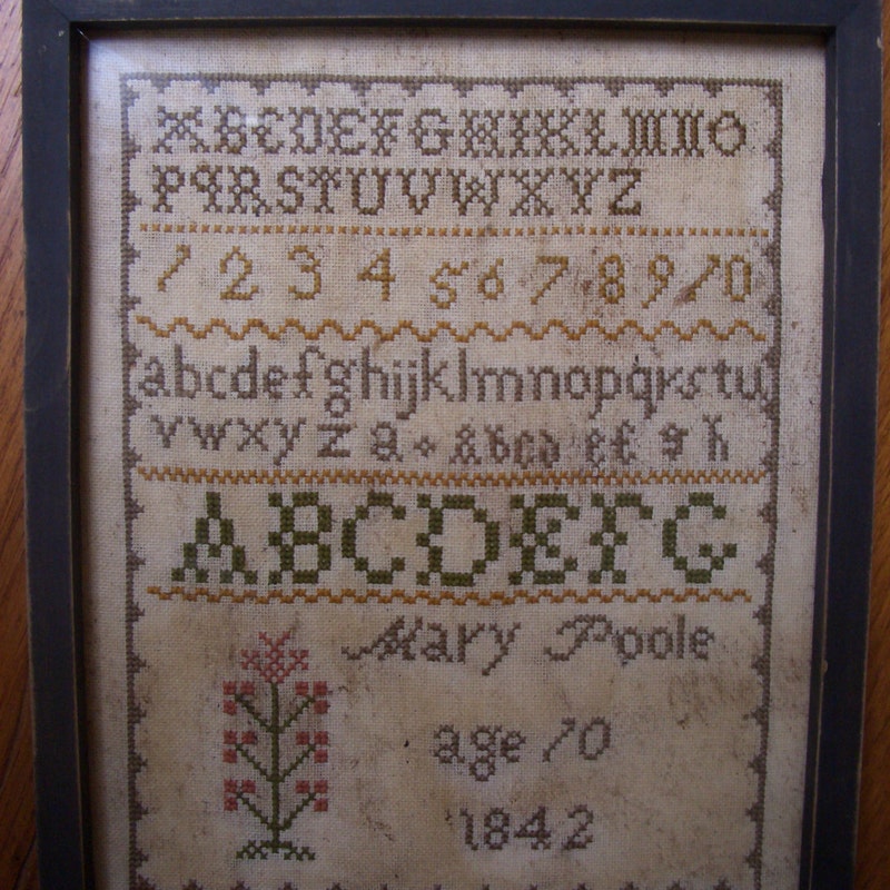 Primitive Sampler - Etsy